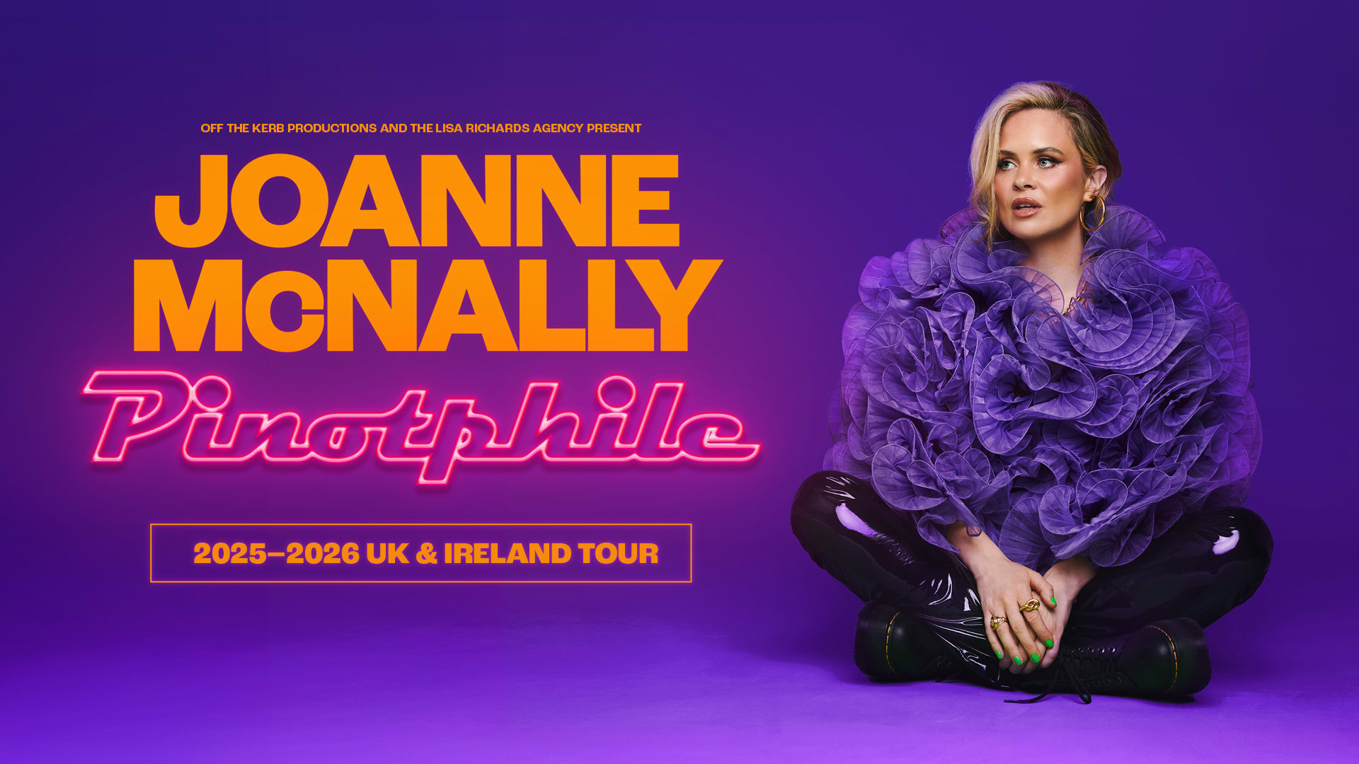 Joanne McNally: Pinotphile Tickets | Edinburgh Playhouse in Edinburgh | ATG Tickets